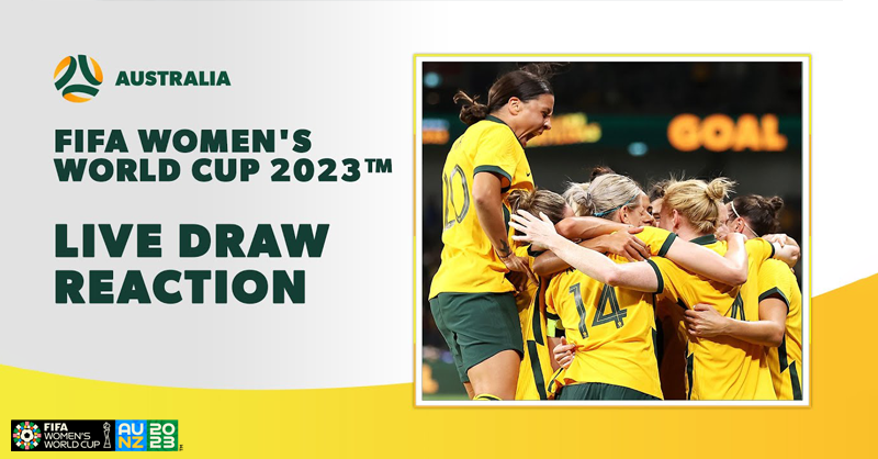 Live Draw Reaction | FIFA Women’s World Cup 2023™ | Matildas